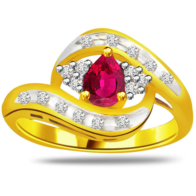 Diamond Rings for Women Buy Online at Best Prices, Designer Surat ...