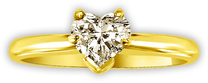 Heart Shape Diamond Rings | Buy Heart Shaped Ring online in India ...