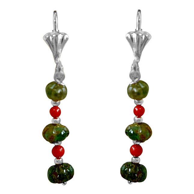 Buy Ruby Earrings for Women Online at Best Prices - Surat Diamond