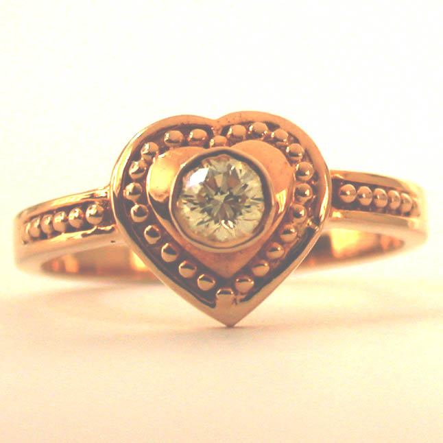 Heart Shape Diamond Rings | Buy Heart Shaped Ring online in India ...