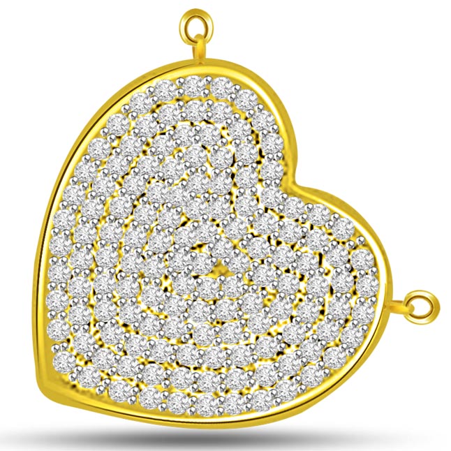Heart Pendant - Buy Heart Shape Pendants Online for Women - Surat Diamond