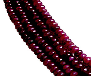 Red Ruby Necklaces -Gold Plated Necklaces| Surat Diamond Jewelry