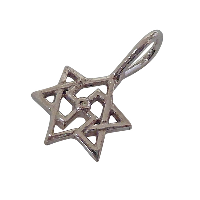 Swastik Pendants In Sterling Silver with Chain For Children
